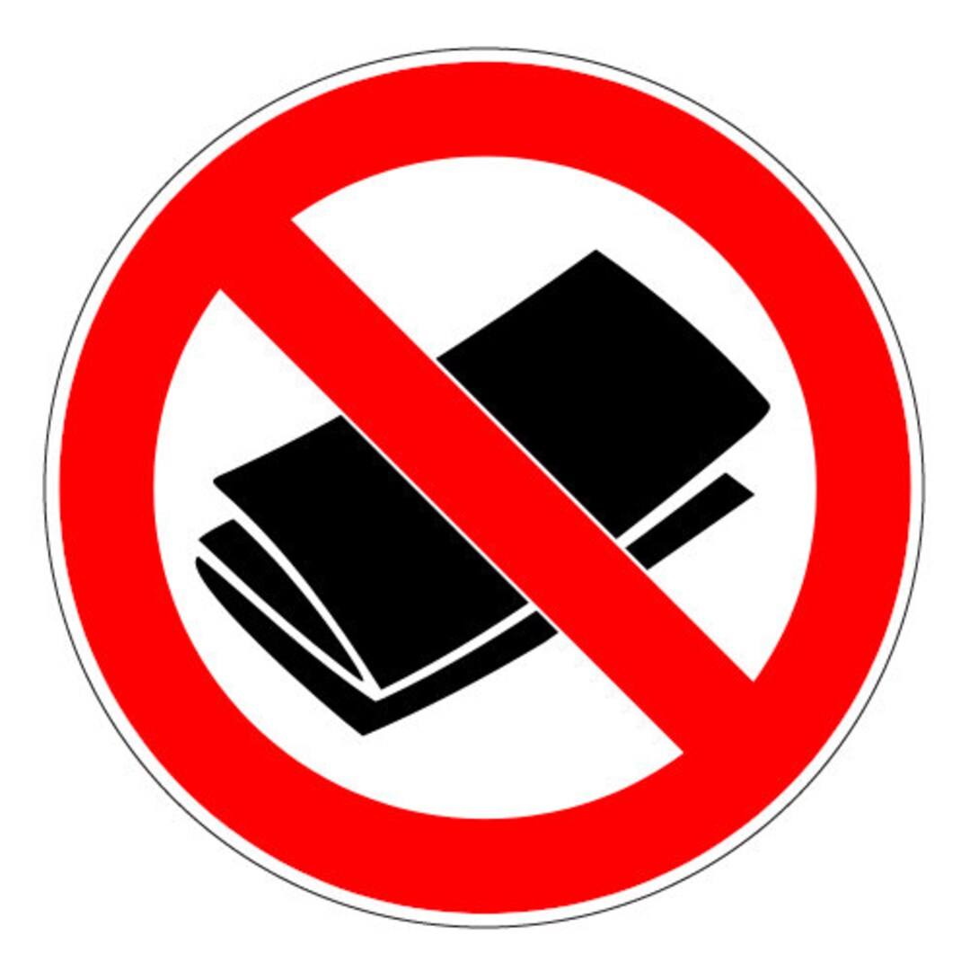 No Flyers /publicity /newspapers Official Logo Vinyl Sticker /vinyl ...