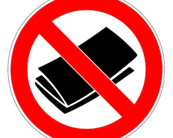 No Flyers Please Vinyl Decal for Wall Mount Mailbox Sign - Etsy Canada