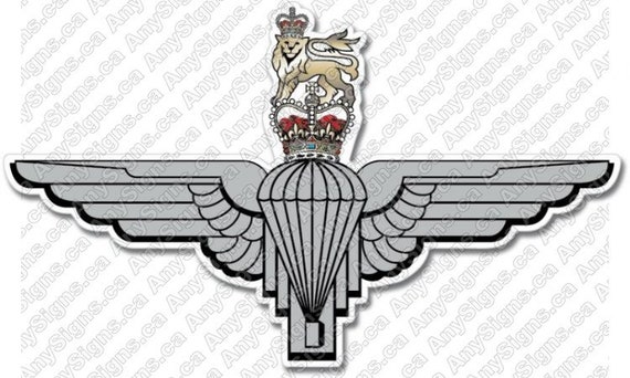 British Paratrooper Logo Parachute Regiment, British Army Pin Badge