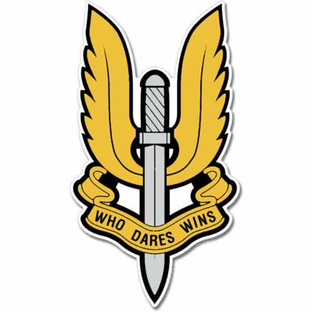 British Army Special Air Service Who Dares Wins Vinyl Sticker /printed ...
