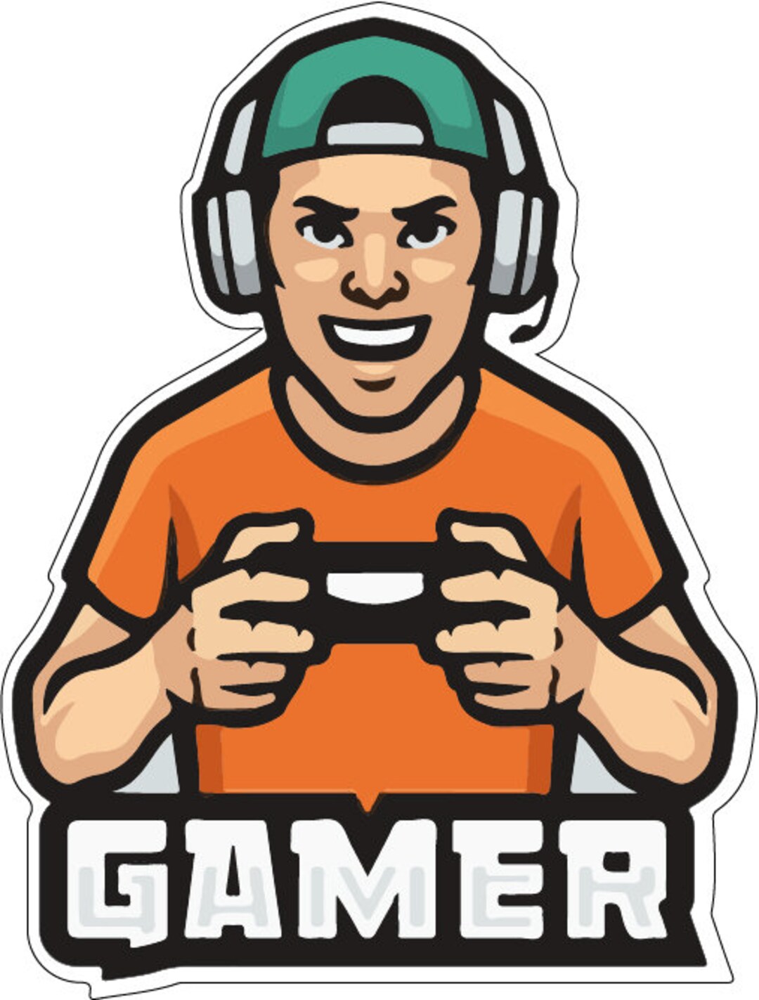 PC Gamer Boy With Joystick Joyful Enthusiast Level up Your Gaming ...