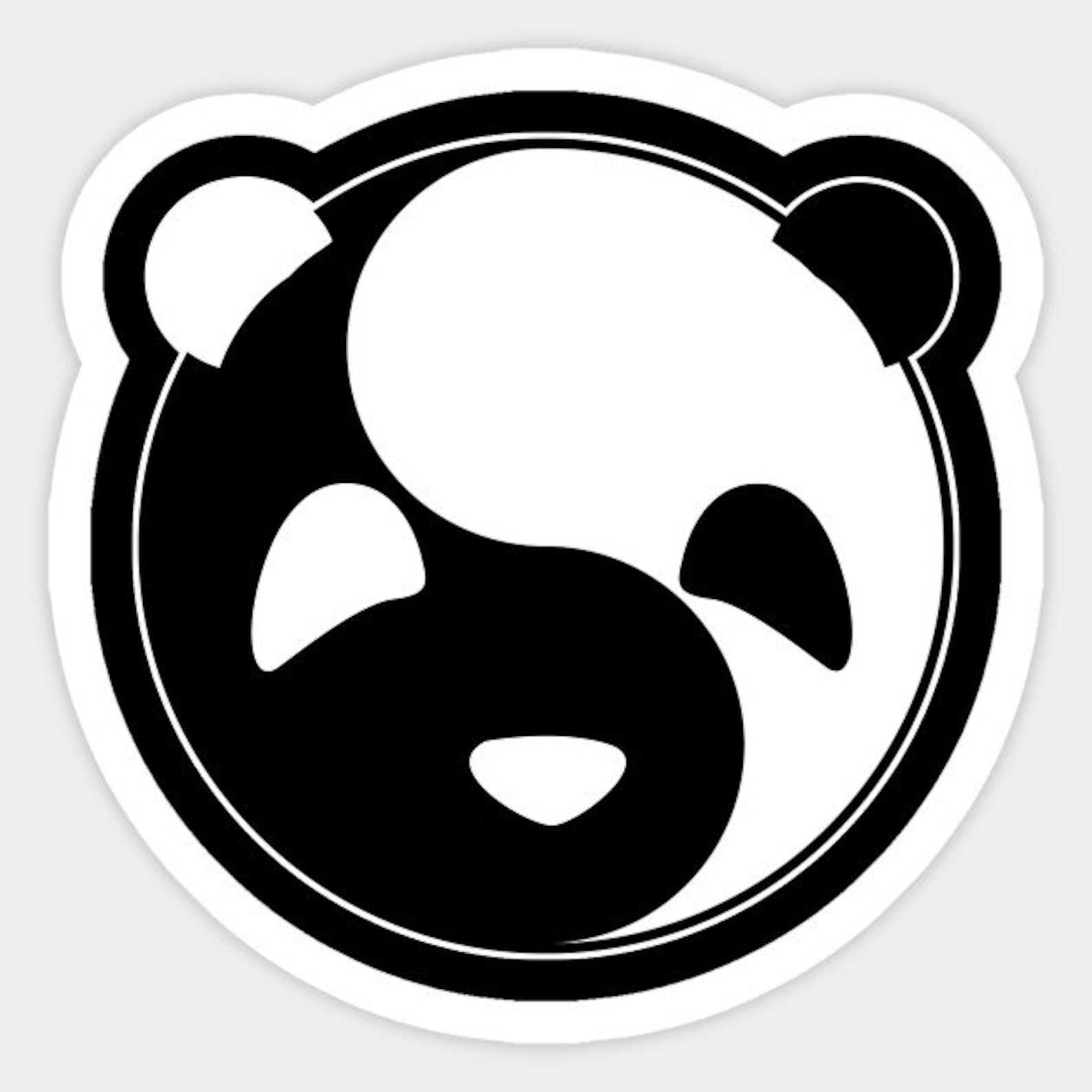 Yin Yang Panda Cute Bear Animal Feng Shui Symbolism for Kids Printed ...