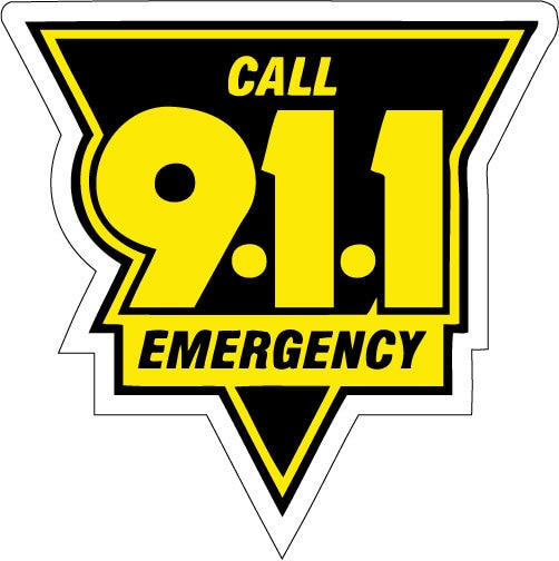Call 911 Emergency Vinyl Sticker / Printed Vinyl Decal - Etsy