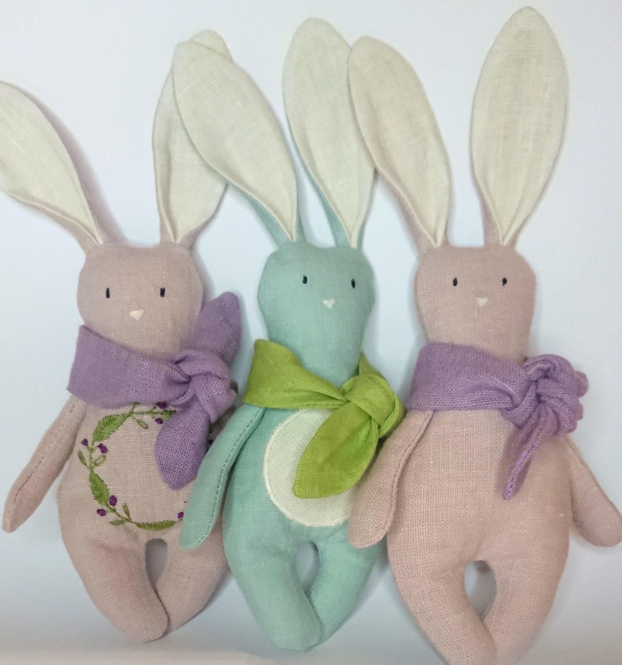 Textile Bunny PDF Pattern and Step by Step Instructions - Etsy