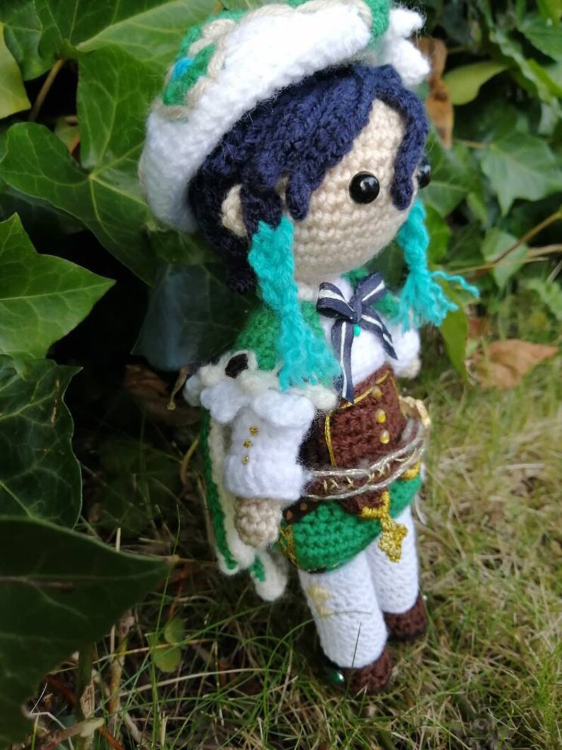 Genshin Impact Crochet Venti Doll Pattern - Etsy Ireland