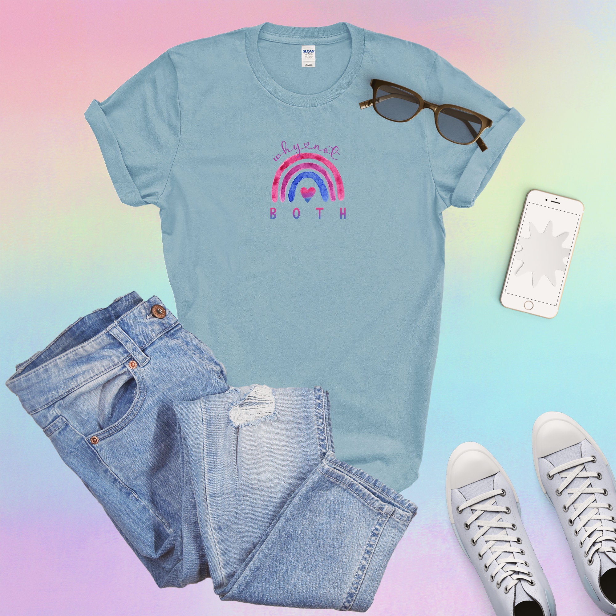 Subtle Bi Pride Shirt Subtle Pride Subtle Bisexual Shirt | Etsy