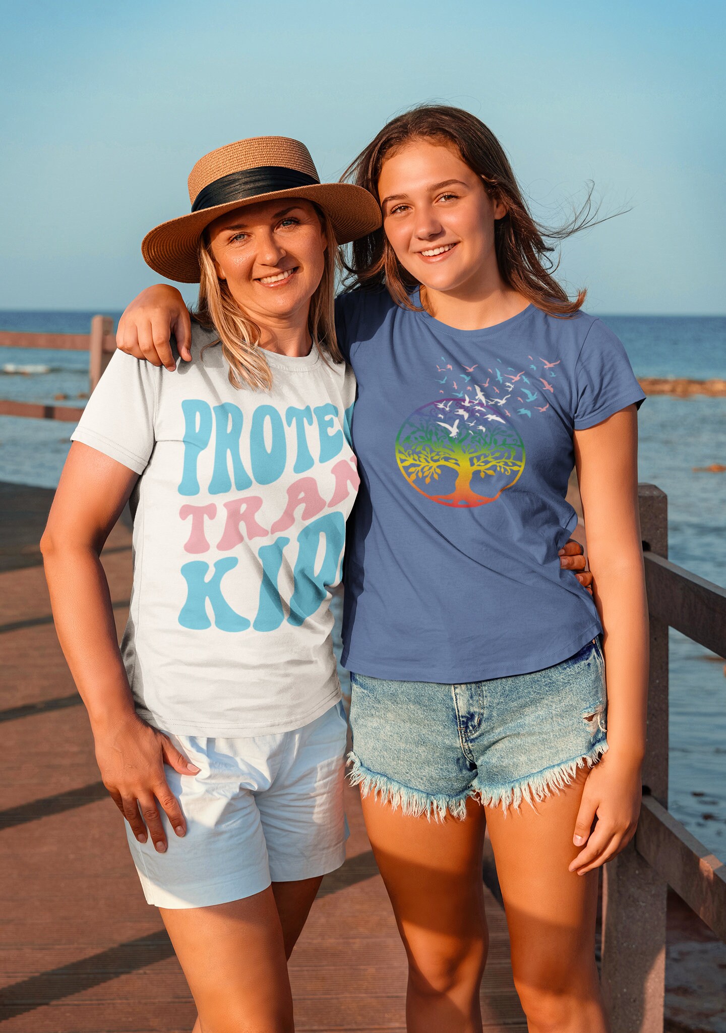Subtle Trans Pride Shirt Sacred Tree of Life Bird Shirt FTM - Etsy