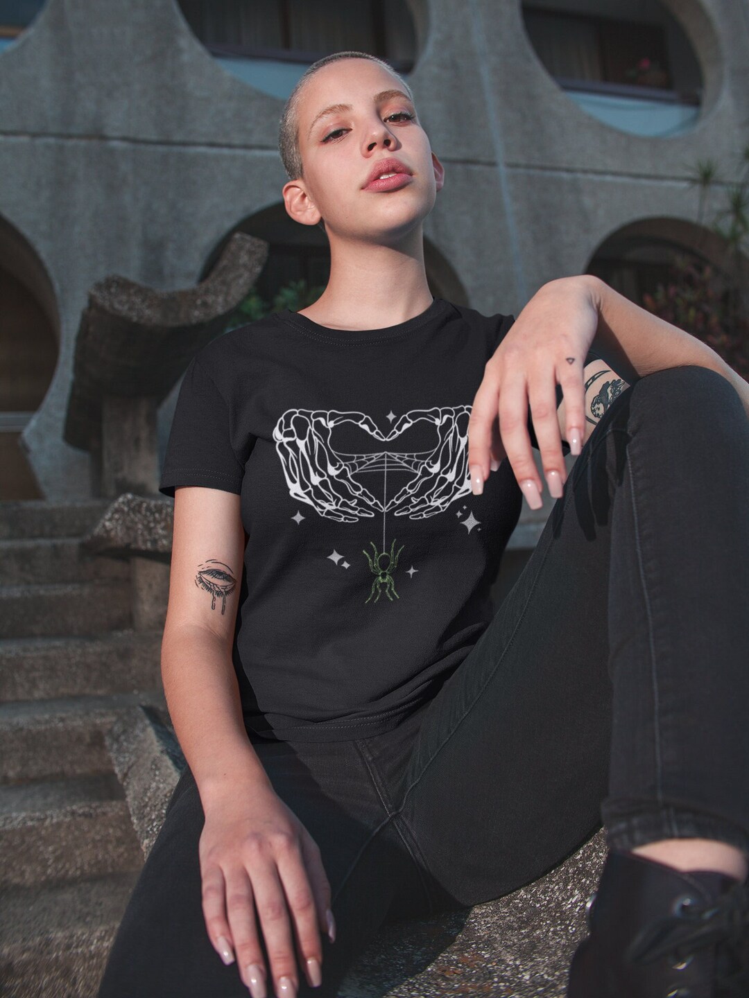 Agender Pride Agender Shirt Goth Subtle Pride Shirt Skeleton Hands ...
