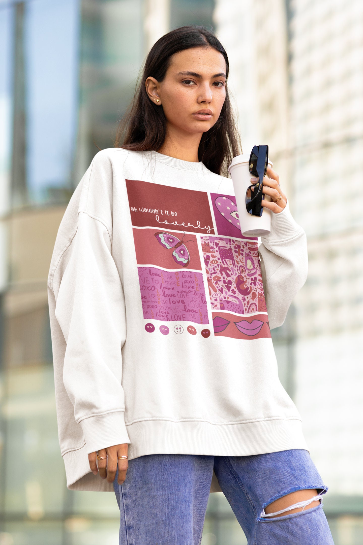 Subtle Lesbian Pride Shirt Lesbian Sweatshirt Aesthetic Crewneck Femme ...