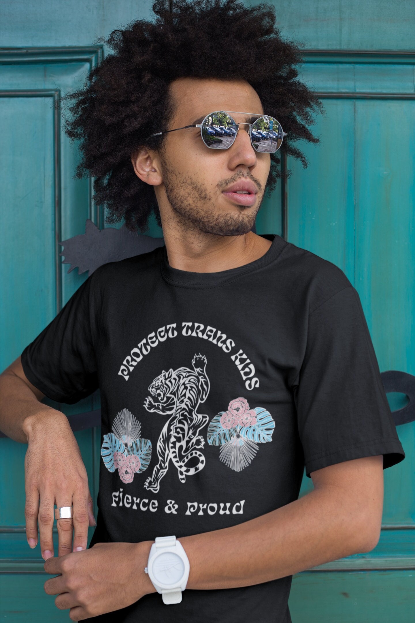 Protect Trans Kids Year of the Tiger Shirt Transgender FTM | Etsy