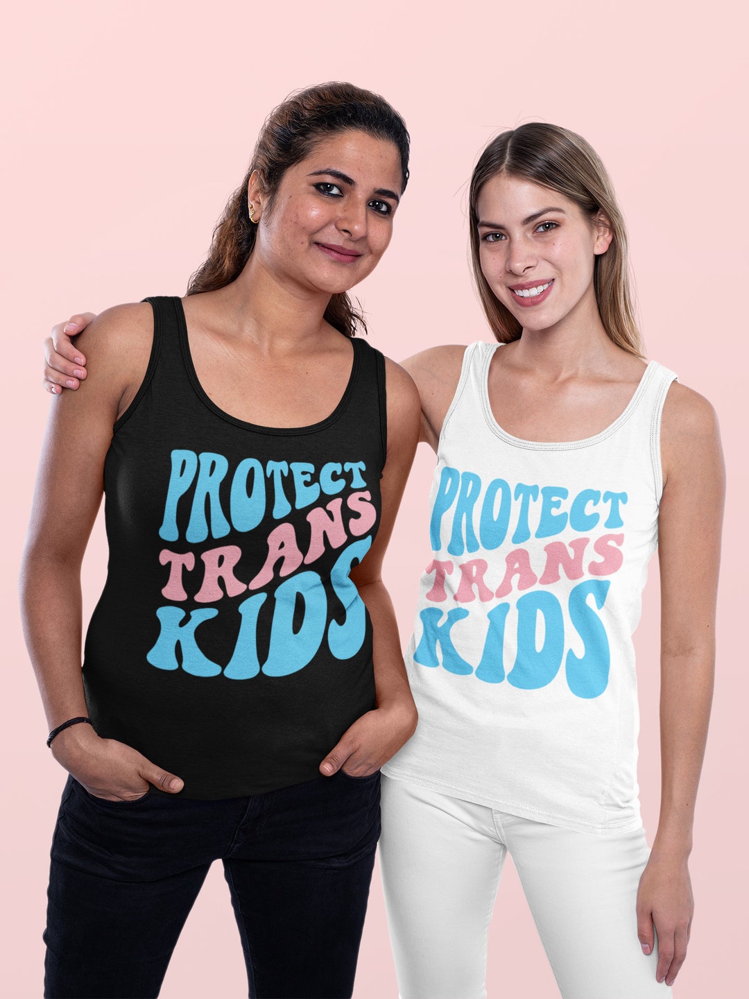 Protect Trans Kids Pride Tank Top Transgender FTM Trans Pride Shirt MTF ...