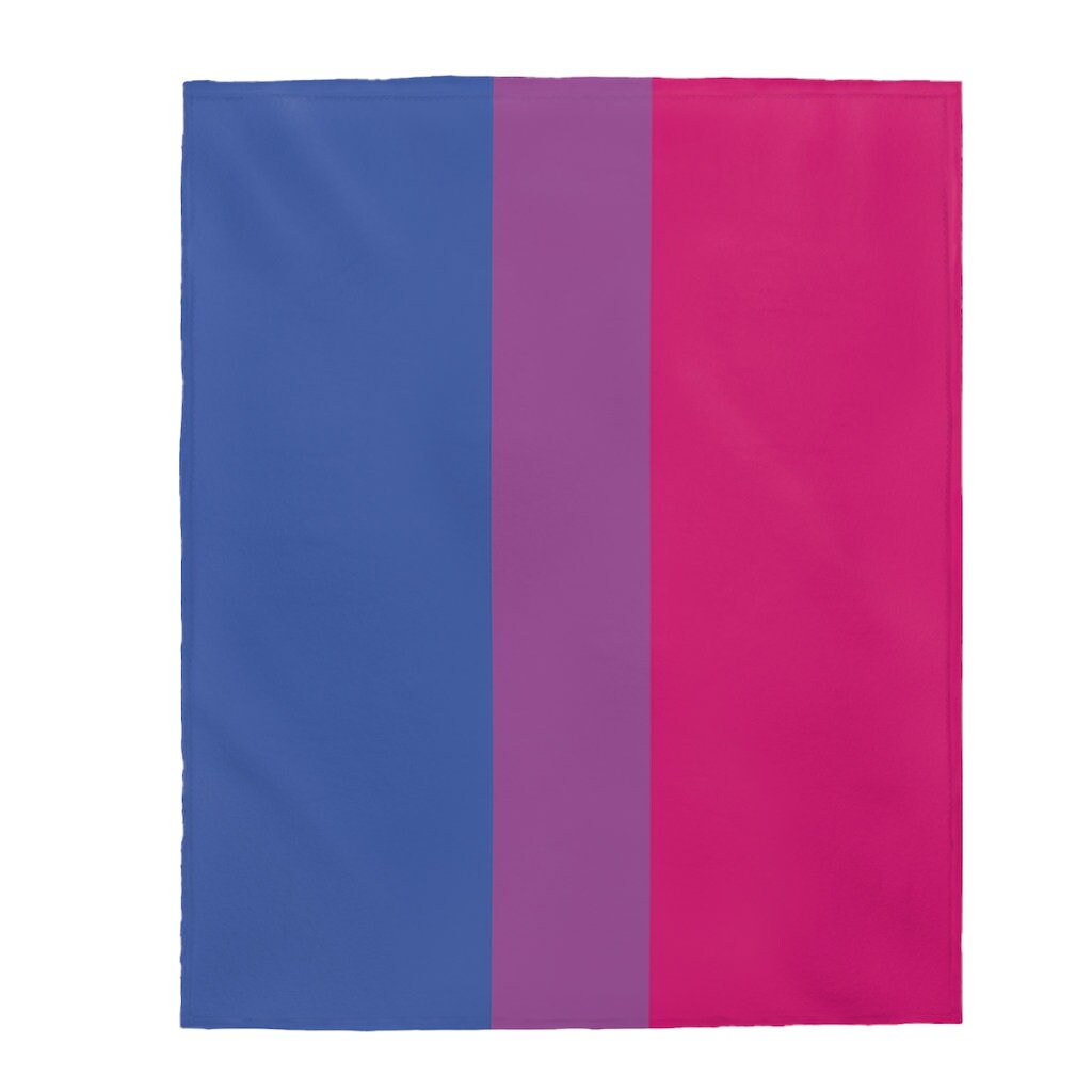 Bi Pride Flag Blanket Bisexual Pride Flag Accent Blanket Bisexual Flag ...