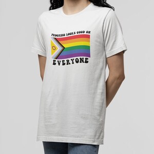 Progress Pride Flag Gay Pride Shirt Subtle Trans Pride Shirt Bipoc ...