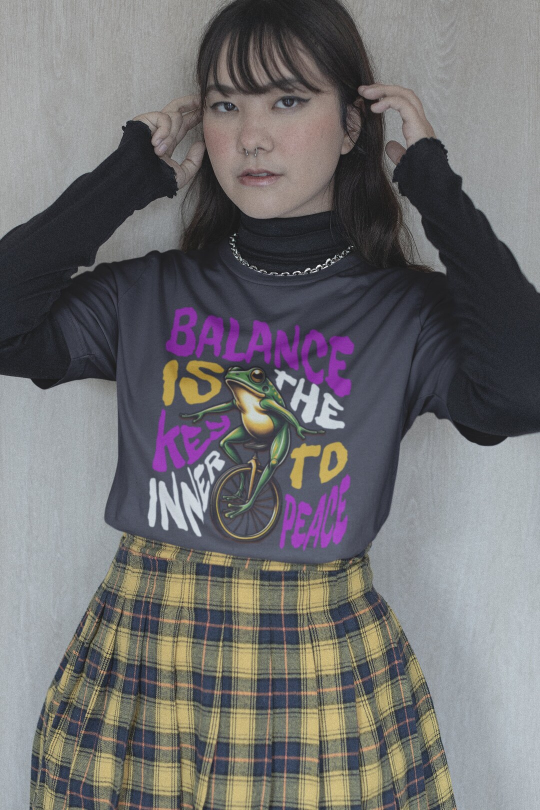 Subtle Pride Non Binary Goblincore Frog Shirt Nonbinary Shirt LGBTQ ...