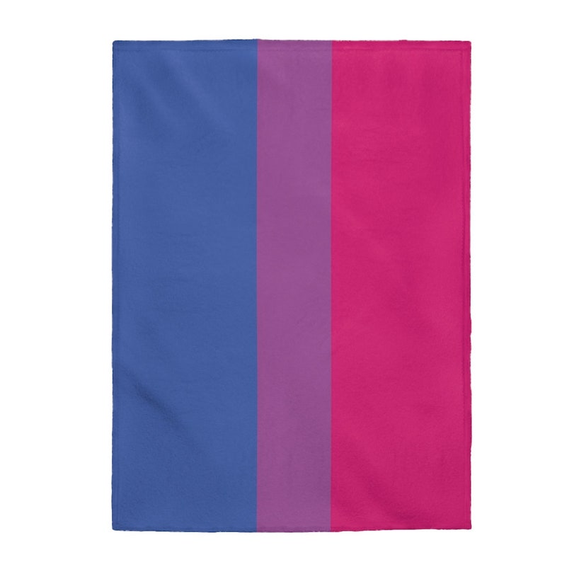 Bi Pride Flag Blanket Bisexual Pride Flag Accent Blanket Bisexual Flag ...