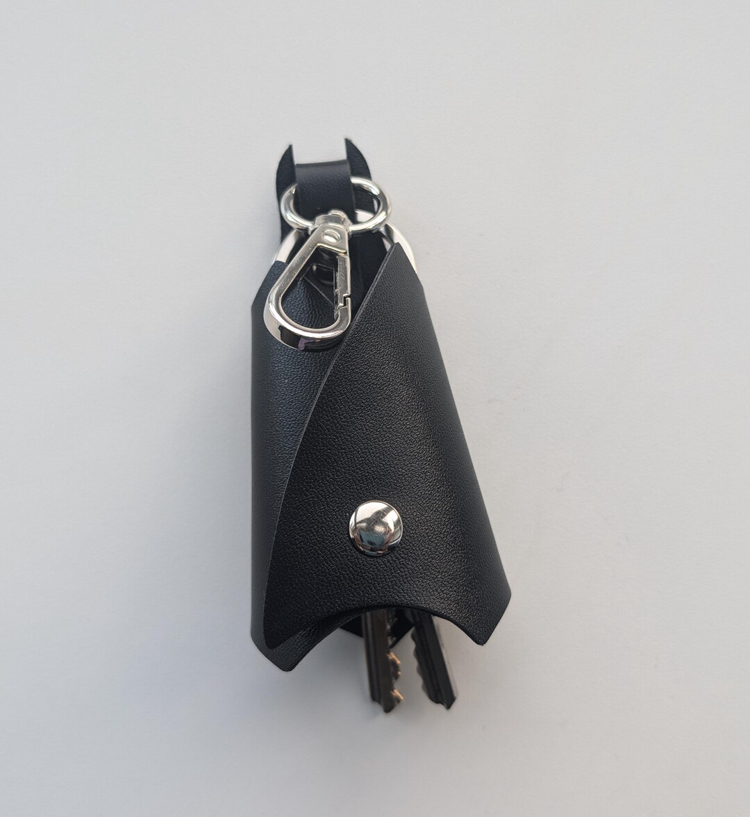 Faux Leather Bat Key Protector Key Fob Black Bat - Etsy