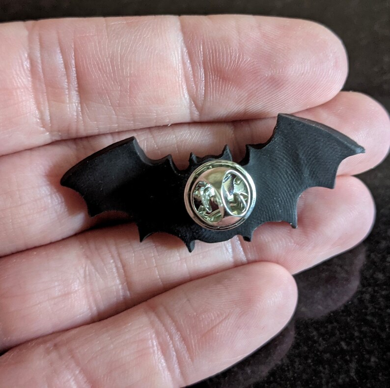 Bat Pin Badge Brooch Polymer Clay Baby Bat - Etsy UK