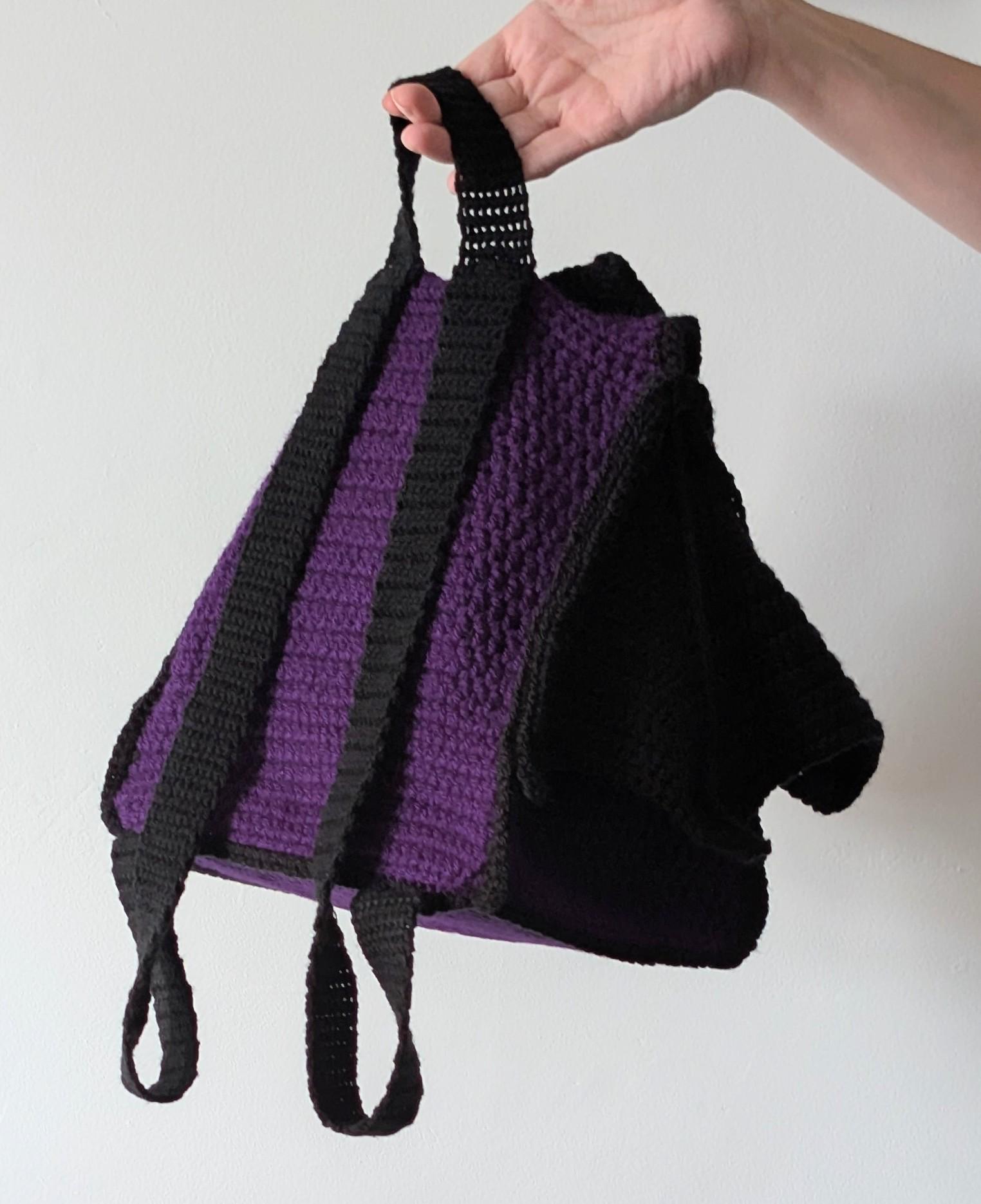 Batpack Crochet Pattern Large Backpack Pdf - Etsy
