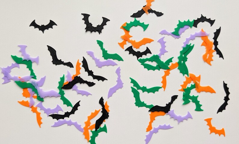 Bats Confetti Table Decor 3D Printed Halloween Gothic Decorations - Etsy