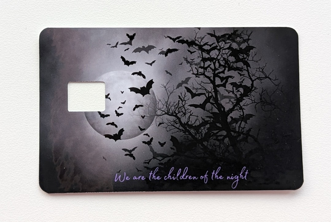 Credit Debit Card Bats Skin Decal Gift Sticker Laminated - Etsy