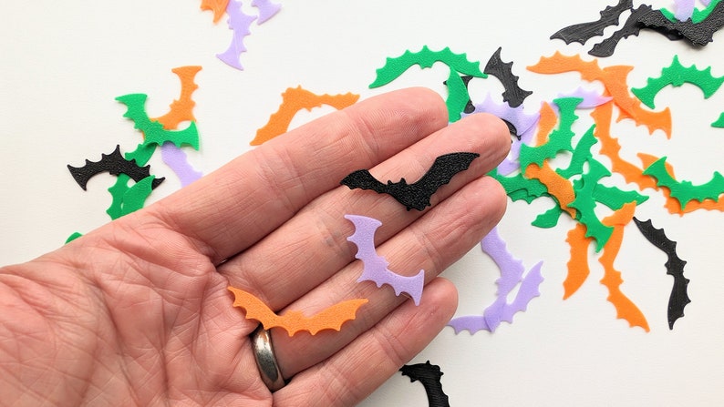 Bats Confetti Table Decor 3D Printed Halloween Gothic Decorations - Etsy