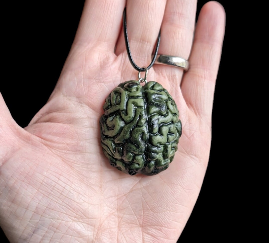 Realistic Zombie Brains Pendant Cosplay Anatomical Jewellery - Etsy