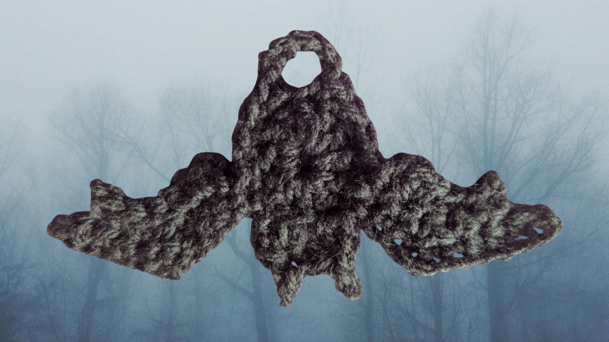 Crochet Bat Pattern Bunting Garland Applique Hanging Bat - Etsy