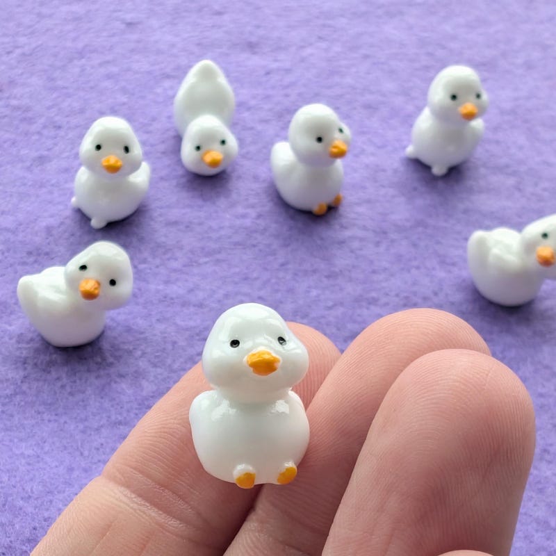 Miniature Resin Ducks - Etsy UK