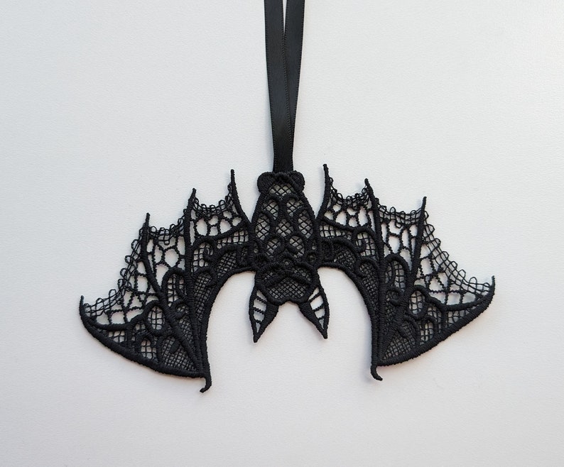 Embroidered Bat Hanging Decoration - Etsy