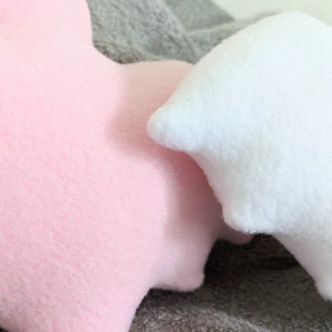 Pink Snuggle Bat Small Throw Cushion Scatter Cushion Fleece - Etsy