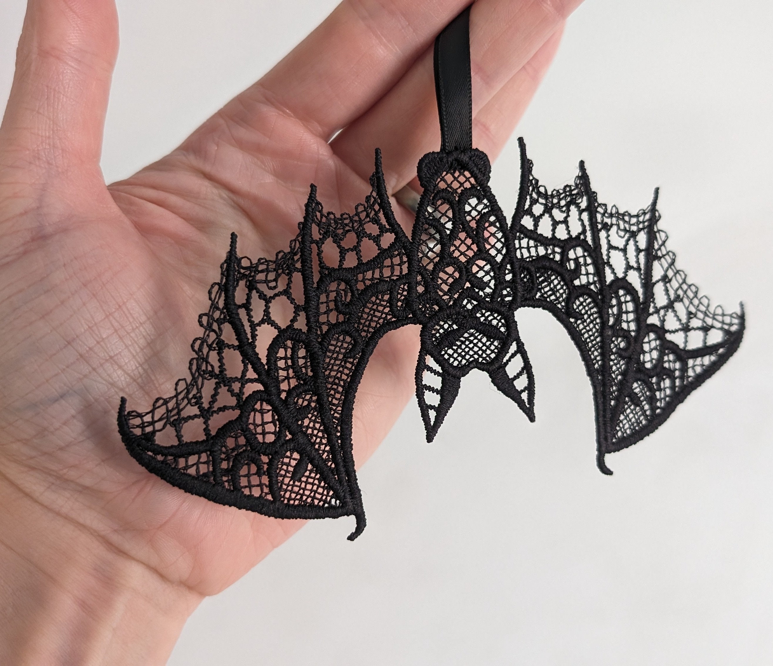 Embroidered Bat Hanging Decoration - Etsy