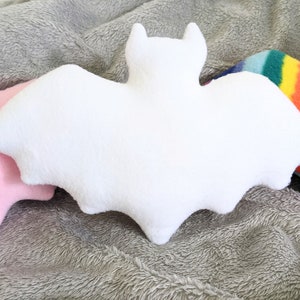 Pink Snuggle Bat Small Throw Cushion Scatter Cushion Fleece - Etsy