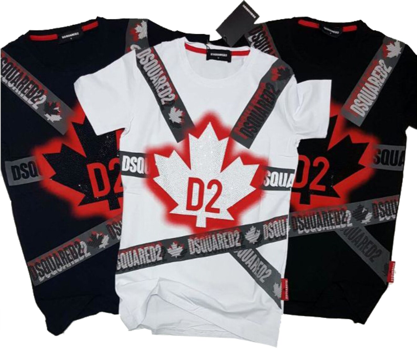 Dsquared2 T-shirt DSQ2 D2 Icon Tshirt Dsquared2 Tshirt | Etsy