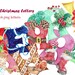 Merry Christmas Letters Watercolor Clipart Png Elements Instant ...