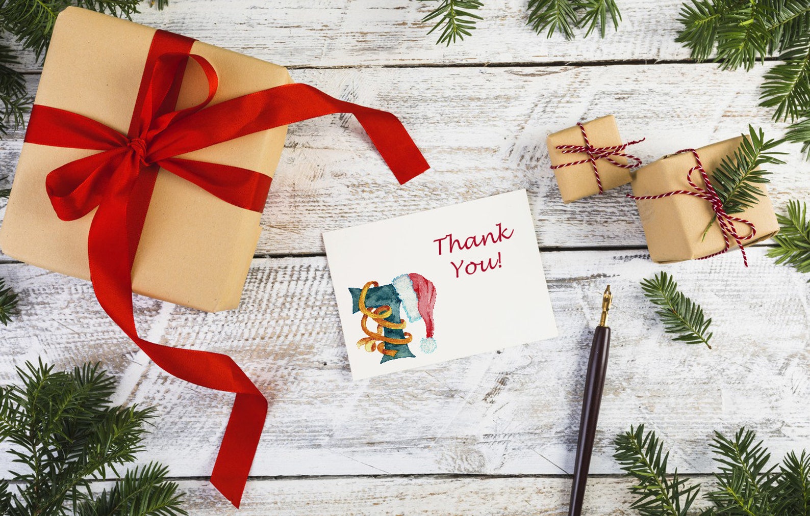 Merry Christmas Letters Watercolor Clipart Png Elements Instant ...