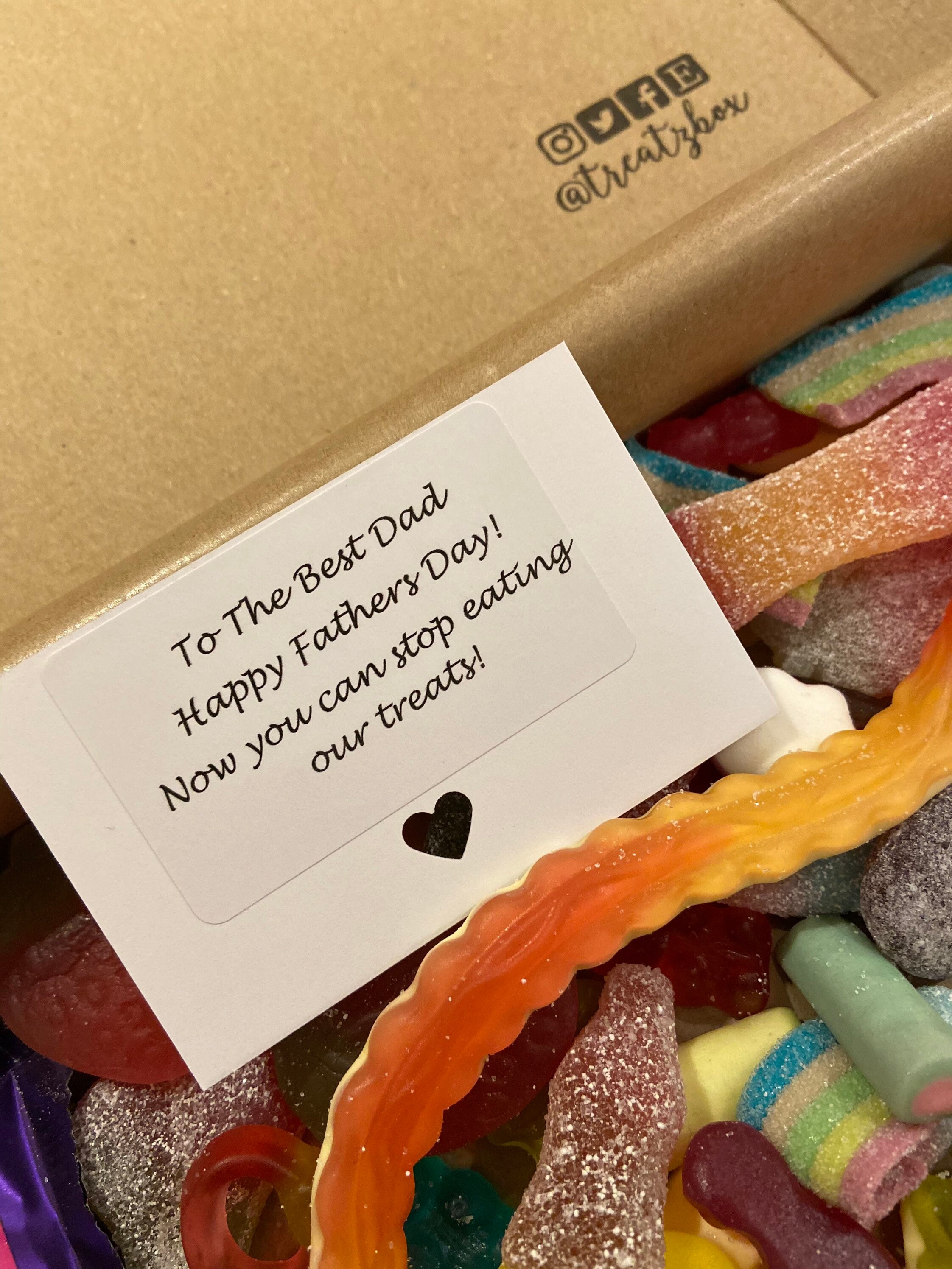 Chocolate & Pick N Mix Treat Box: Letterbox Gift - Etsy UK
