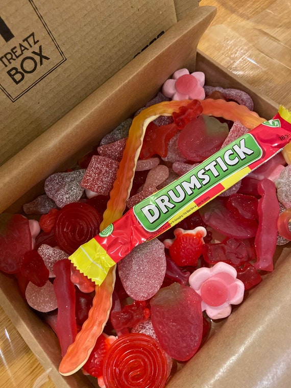 Red & Pink Pick N Mix Letterbox Gift Treat Pouch Sweets - Etsy UK