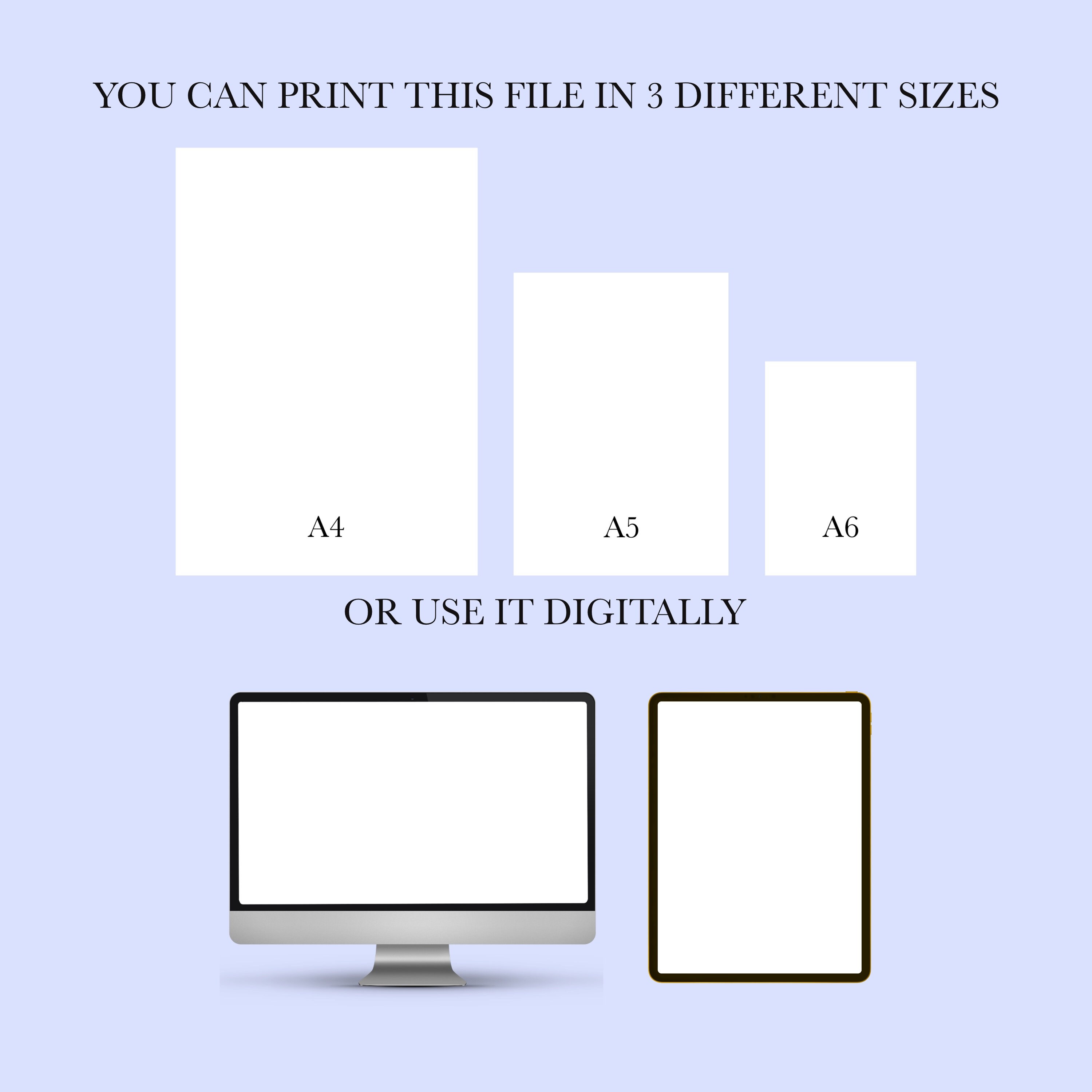 Content Planner Printable, Content Creator Template, Influencers ...