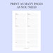 Printable Daily Planner PDF, Two Days on One Page Calendar, DIY Planner ...