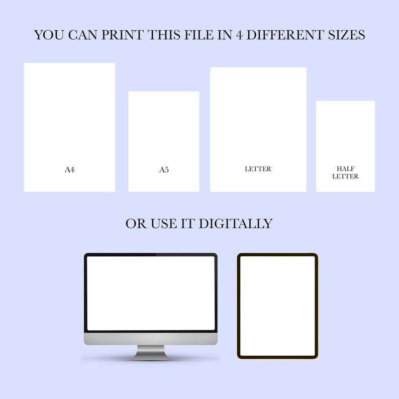 Daily Planner Printable Minimalist Task Checklist Simple - Etsy