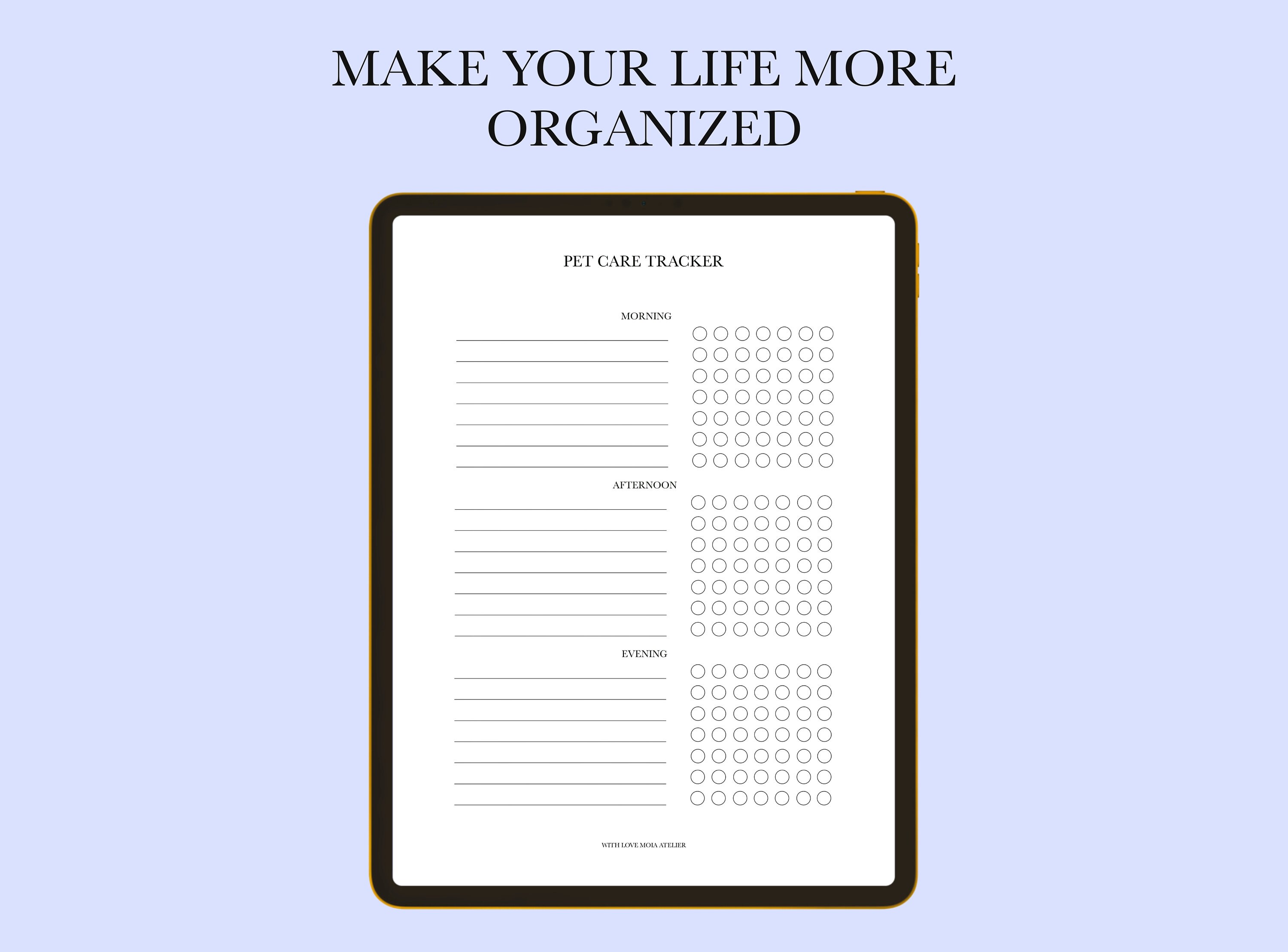 Pet Care Planner Printable, Daily Routine Planner, Pet Health Record ...