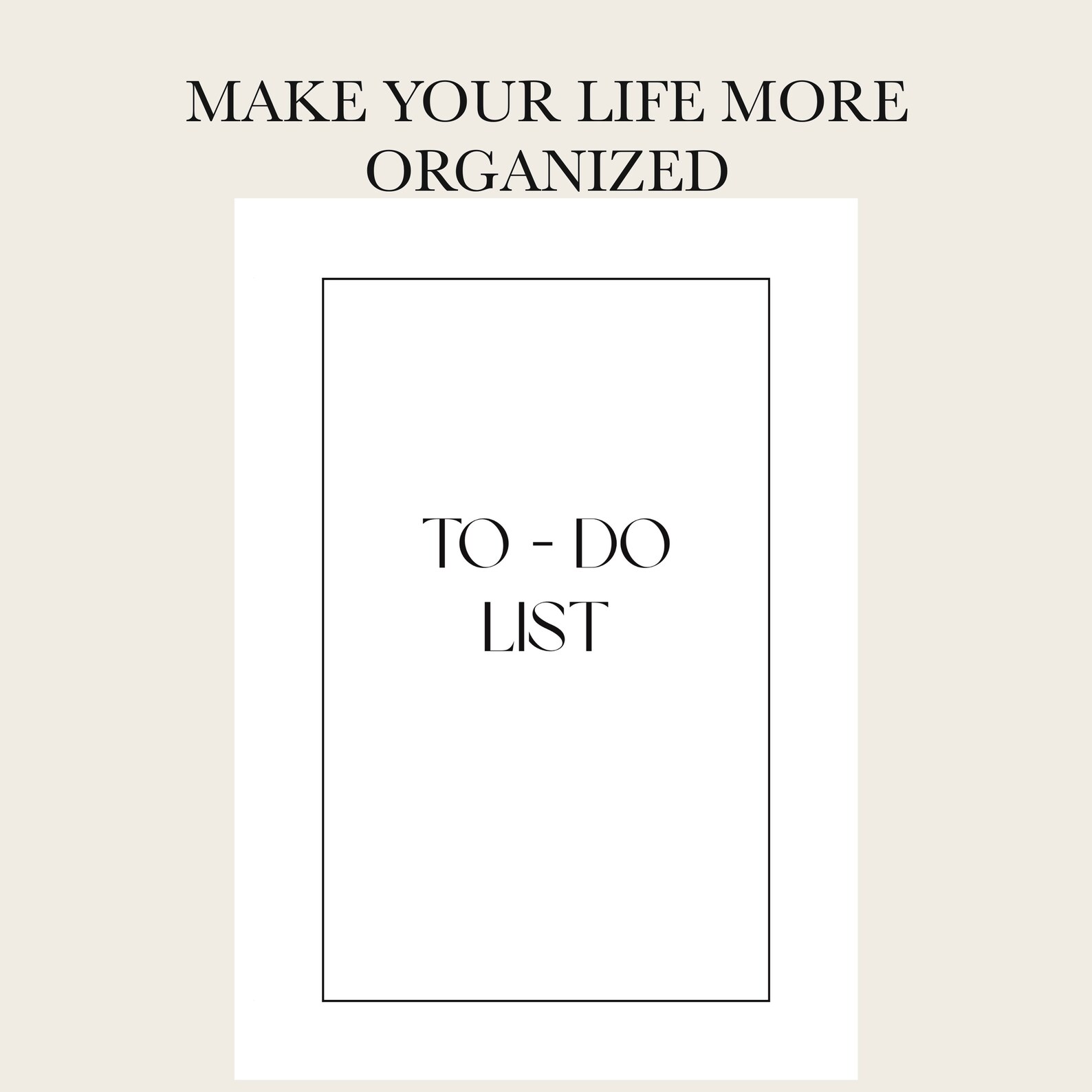 To-do List Classic Aesthetic Checklist Notebook Printable - Etsy