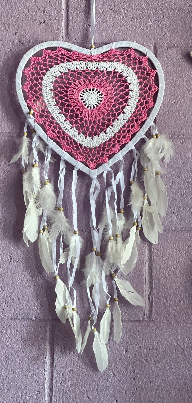 Heart Shaped Dream Catcher - Etsy