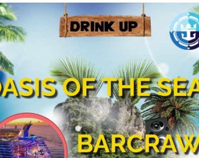 Royal Caribbean Oasis of the Seas Bar Crawl Poster JPG. - Etsy