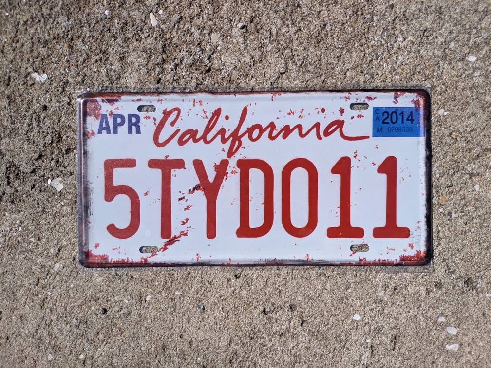 USA Vintage Style License Plates - Etsy