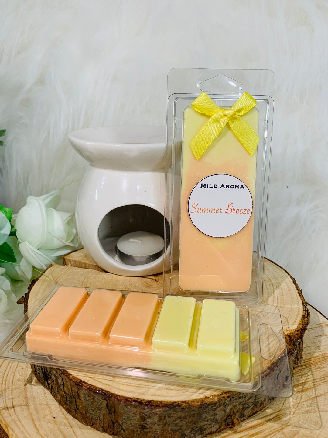 Summer Breeze Fabric Softener Inspired Wax Melt Snap Bar Clamshell ...