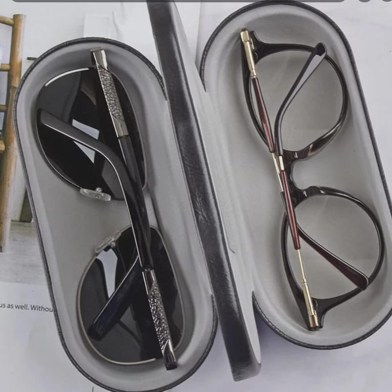 Two Pair Eye Glass Case - Etsy