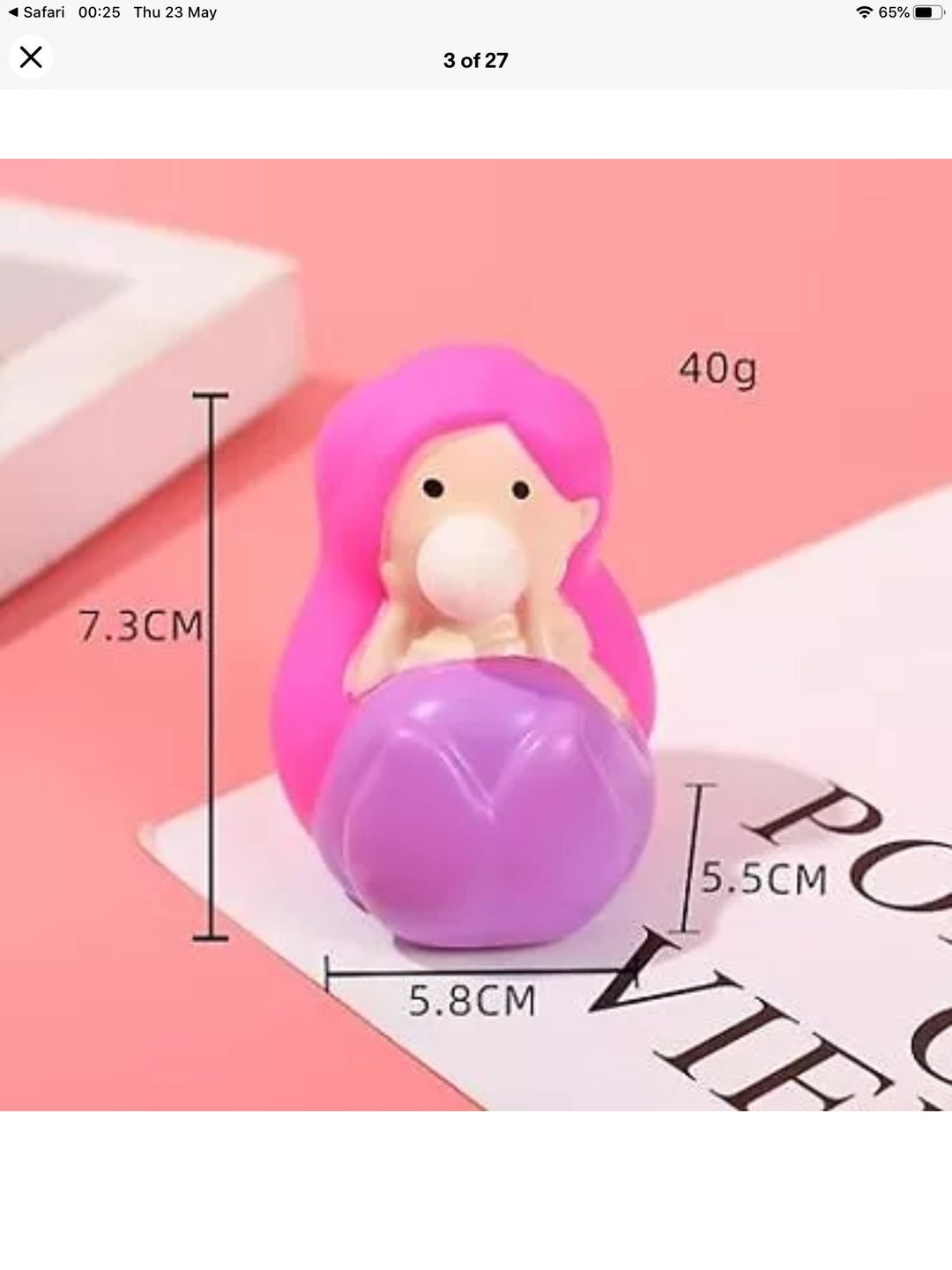 Mermaid Squeeze Toys for Kids Adults Stress Relief Toy Pack of 12 - Etsy