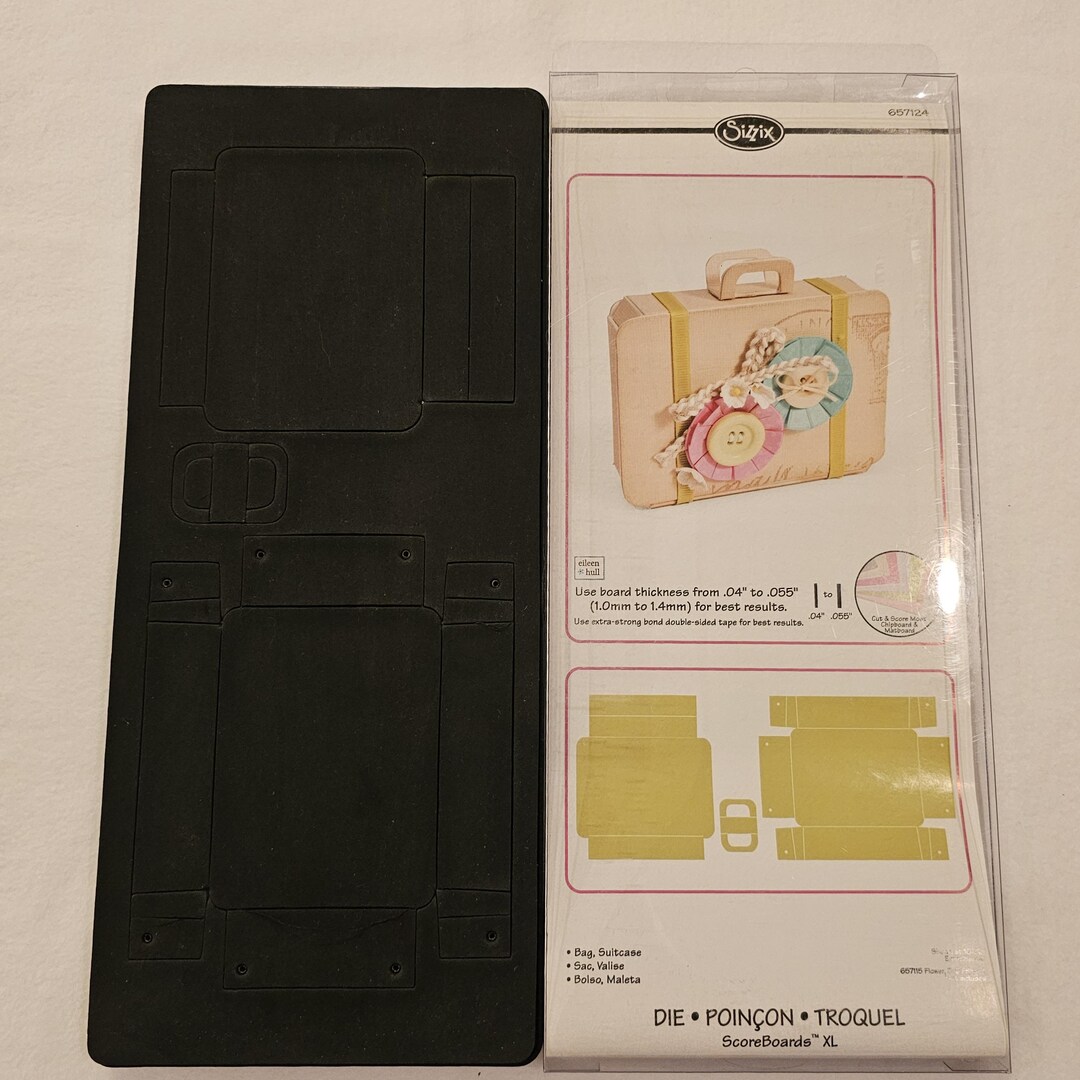 Sizzix Bag Suitcase 3D XL Die 657124 - Etsy