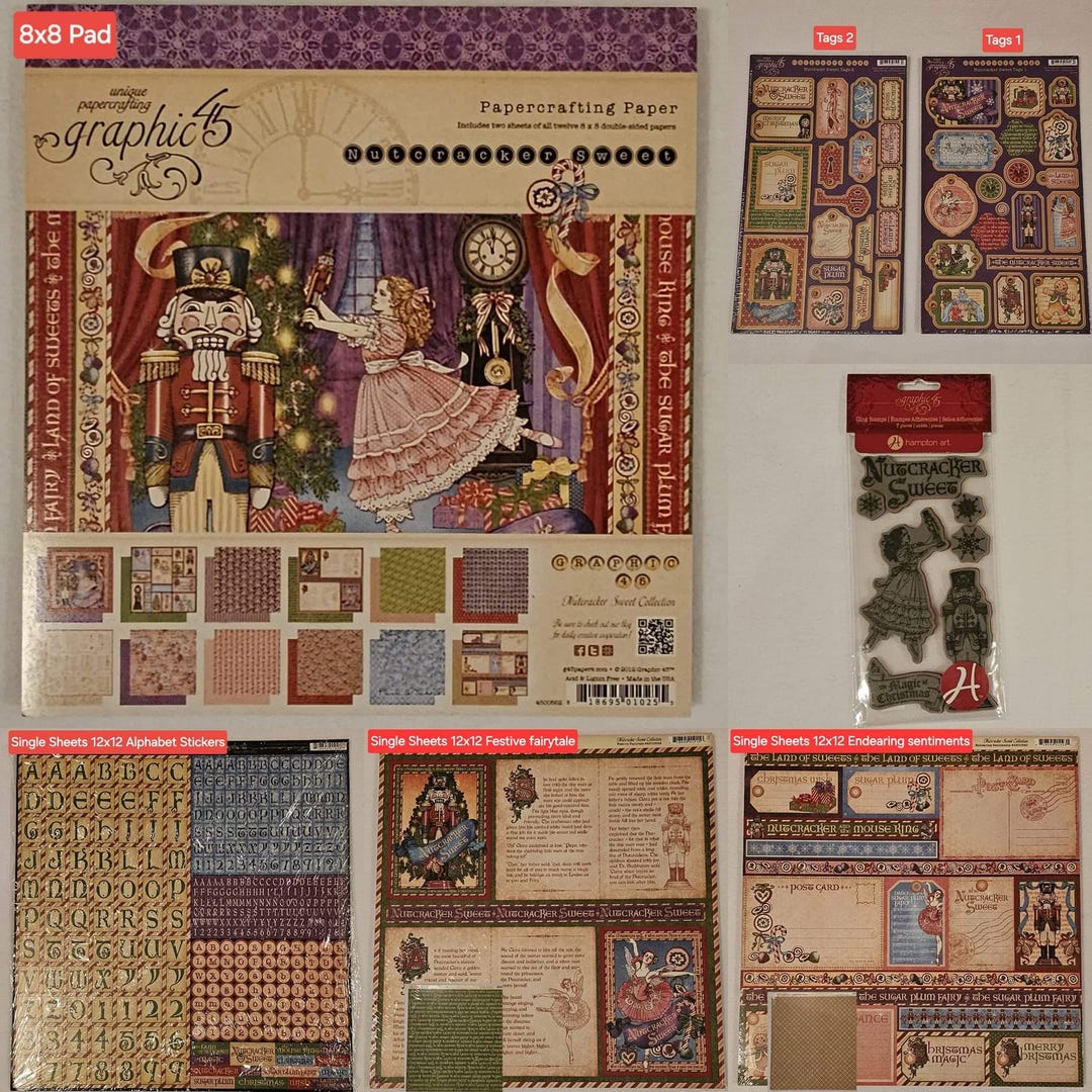 Nutcracker Sweet Paper Set/bundle - Etsy
